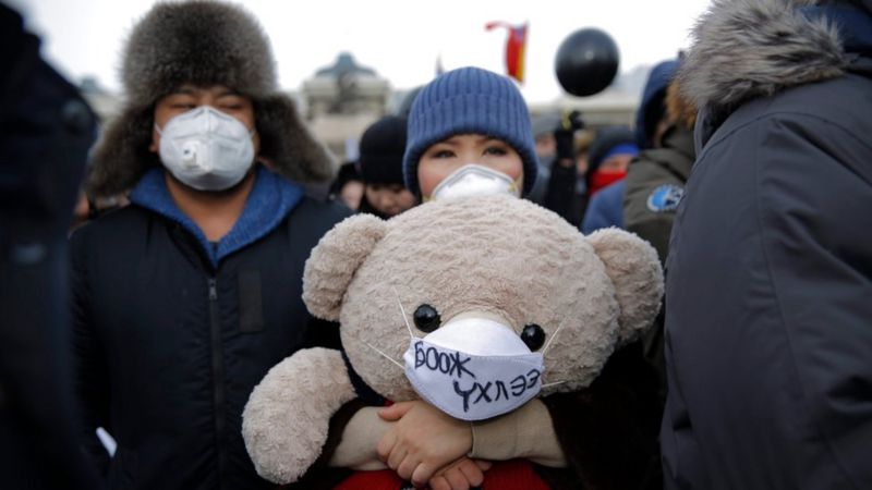 Mongolians protest over air pollution: 'Wake up and smell the smog ...