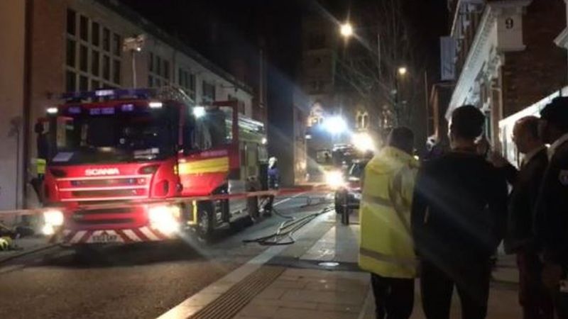 Northampton Museum fire: 'Nothing of value' damaged - BBC News