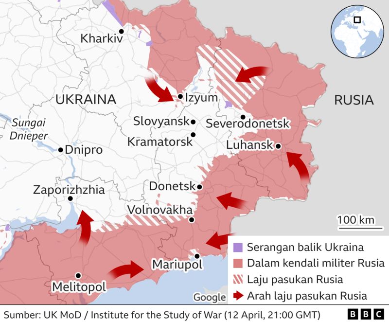 Perang Ukraina: Mengapa Donbas kini jadi target minimum invasi Rusia ... Perang Ukraina: Mengapa Donbas kini jadi target minimum invasi Rusia ...