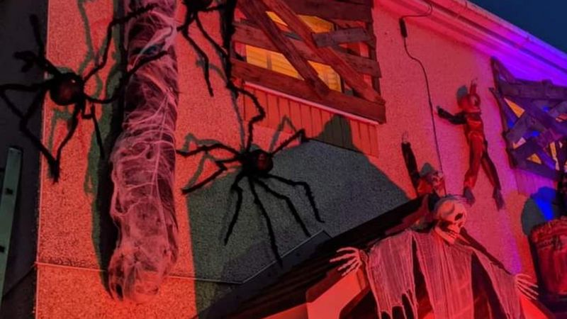 Halloween: Pig-headed butcher's bloodcurdling Aberdare house - BBC News