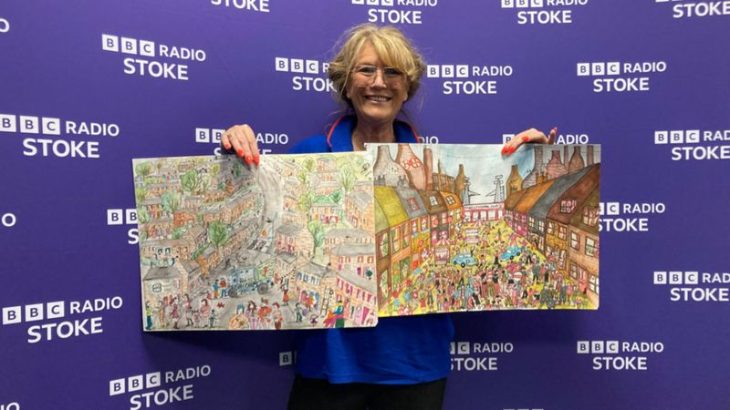 Angel's community-inspired Stoke-on-Trent art draws from memories - BBC ...