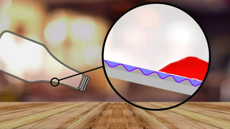 Slippery bottle solves ketchup problem - BBC News