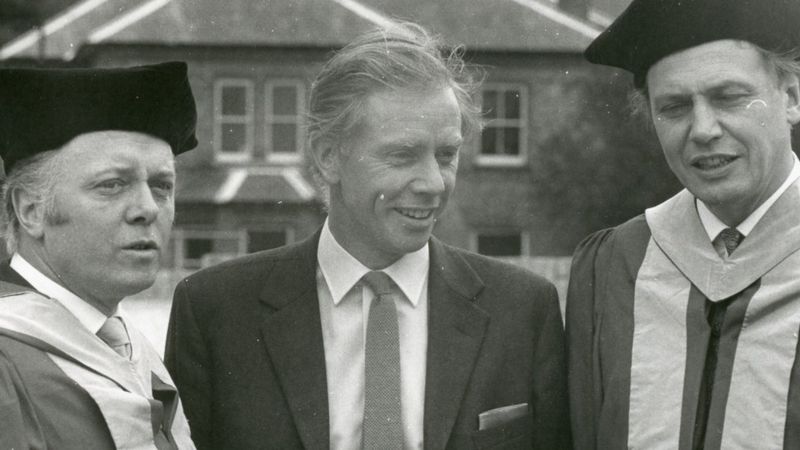 David Popa: Artist unveils dinosaur gallery for new David Attenborough series - BBC News