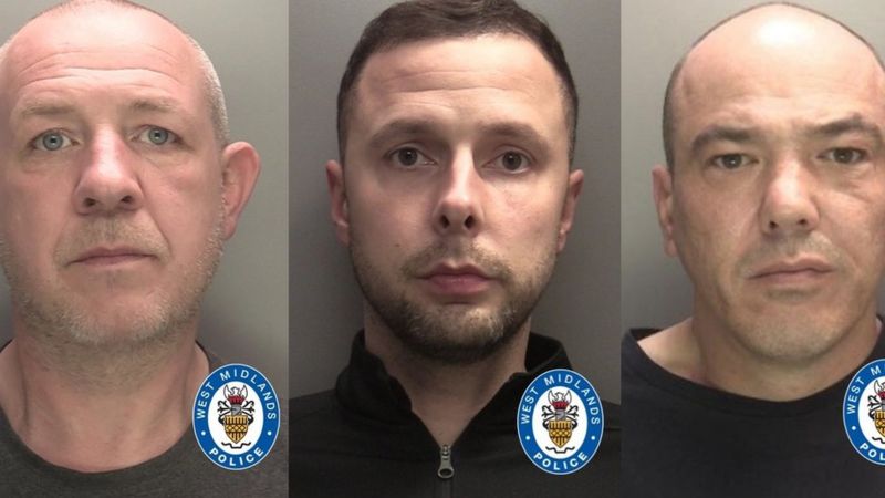 Men jailed after £2.9m in drugs cash seized in Wolverhampton - BBC News