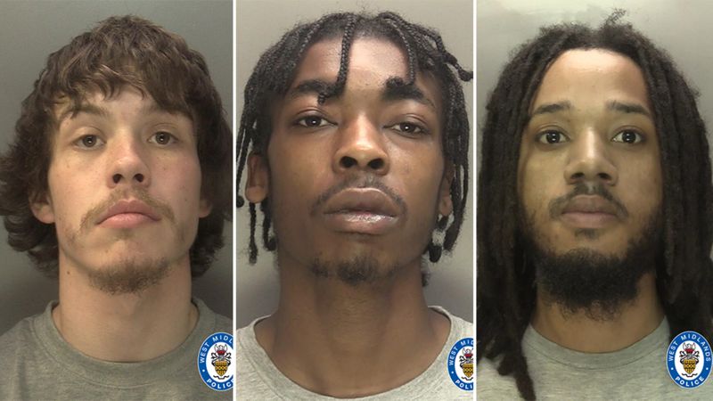 Three men jailed over Wolverhampton playground shooting - BBC News
