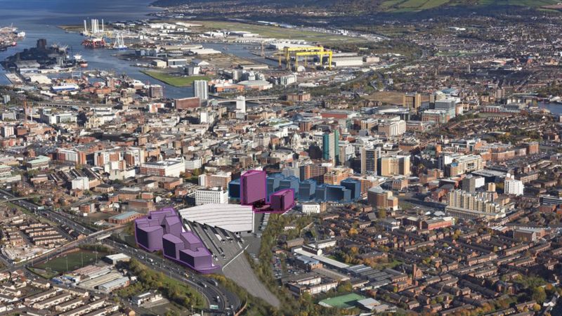 Belfast Transport Hub: Council approves city centre development - BBC News