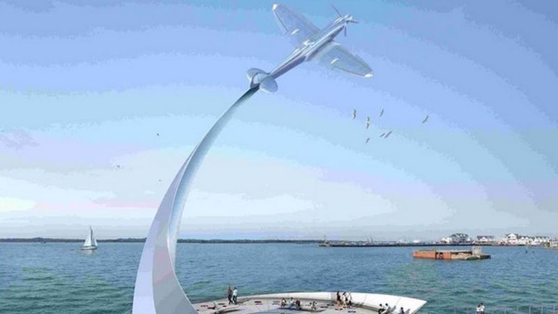 Southampton Spitfire memorial set for £500,000 council cash - BBC News