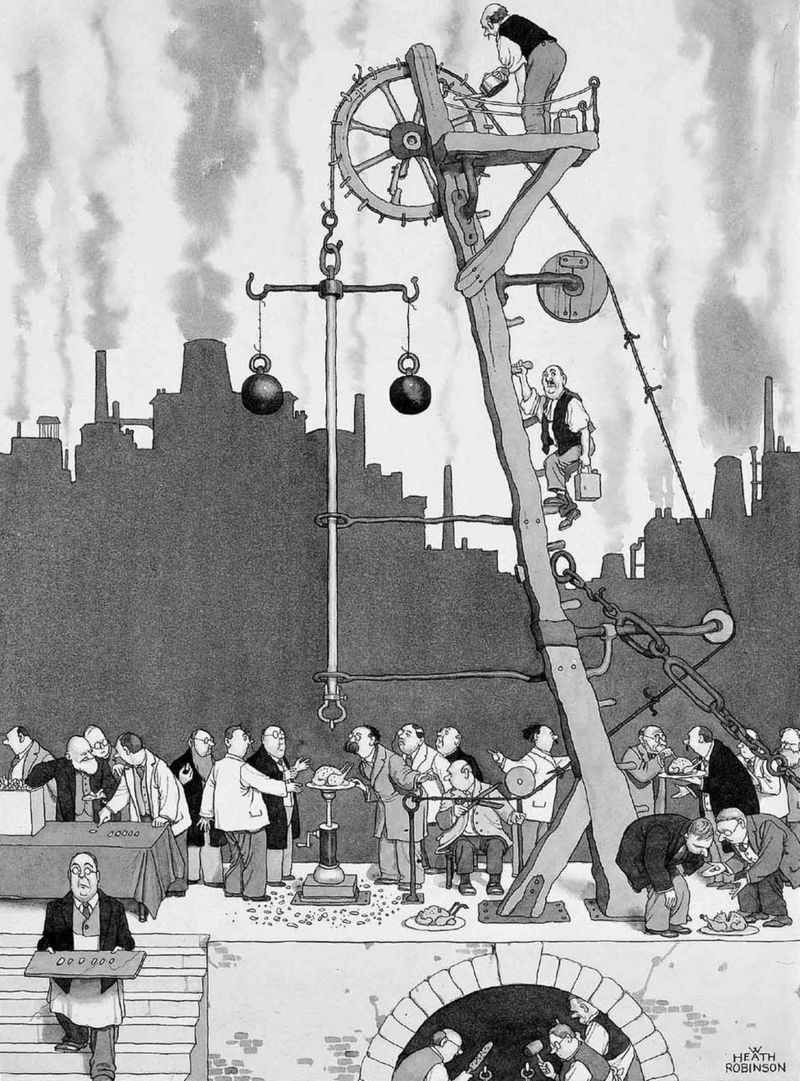 William Heath Robinson: London exhibition celebrates cartoonist - BBC News