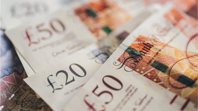 Pound at two-week high after spending plan reports - BBC News