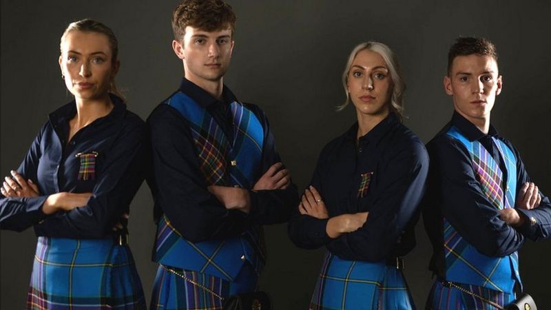 Team Scotland Commonwealth Games parade outfit revealed - BBC News