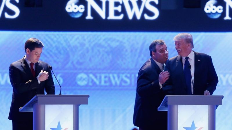 US election 2016: The horror story of a Republican debate - BBC News