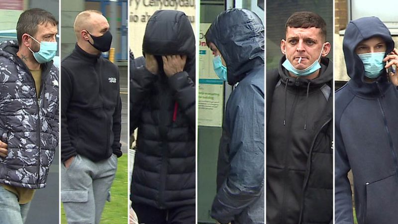 Mayhill riot: 11 men in court charged over Swansea disorder - BBC News