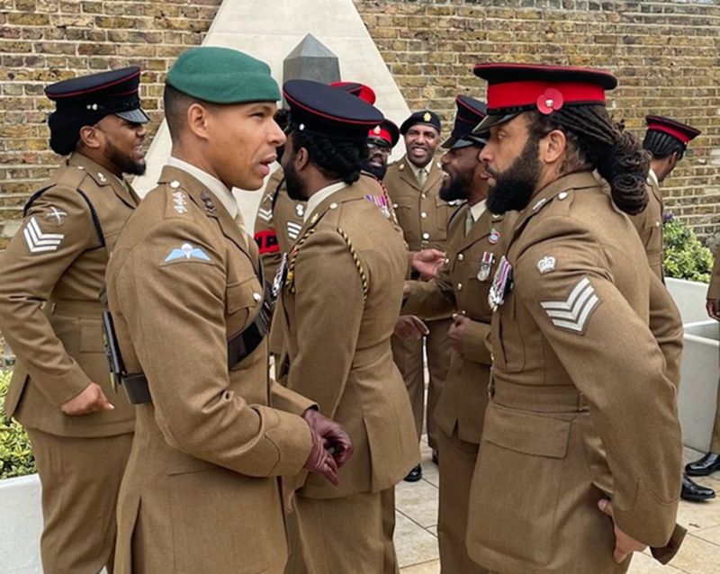 ‘I’m a Rasta, I’m British, I’m an officer and a commando’ - BBC News