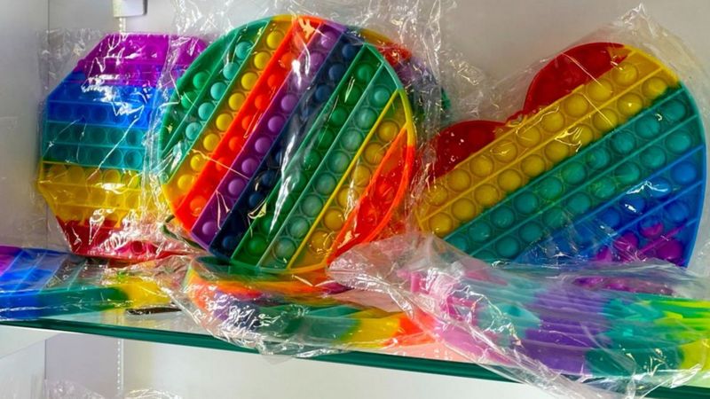 How a monkey launched the pop-it toy craze - BBC News