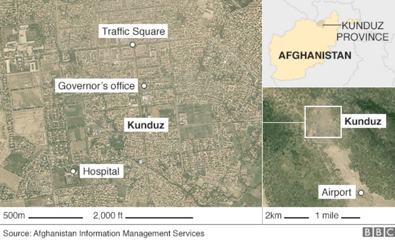 Taliban overrun Afghan city of Kunduz - BBC News
