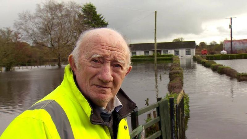 NI weather: Portadown residents almost knee-deep in water after ...