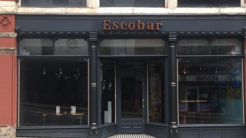 "Escobar", la polémica por el bar en Inglaterra que parece glorificar ...