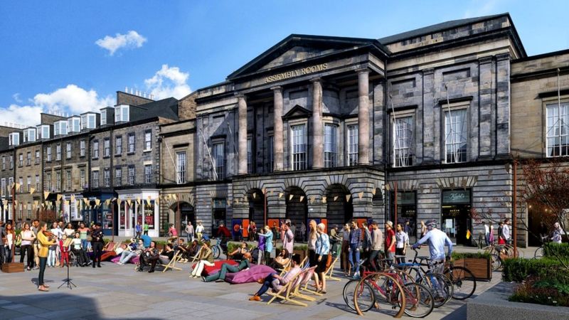 Historic Edinburgh street to get European boulevard feel - BBC News