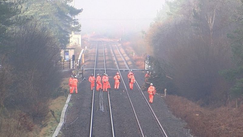 Train hits tree and derails near Thetford leaving one person hurt - BBC ...