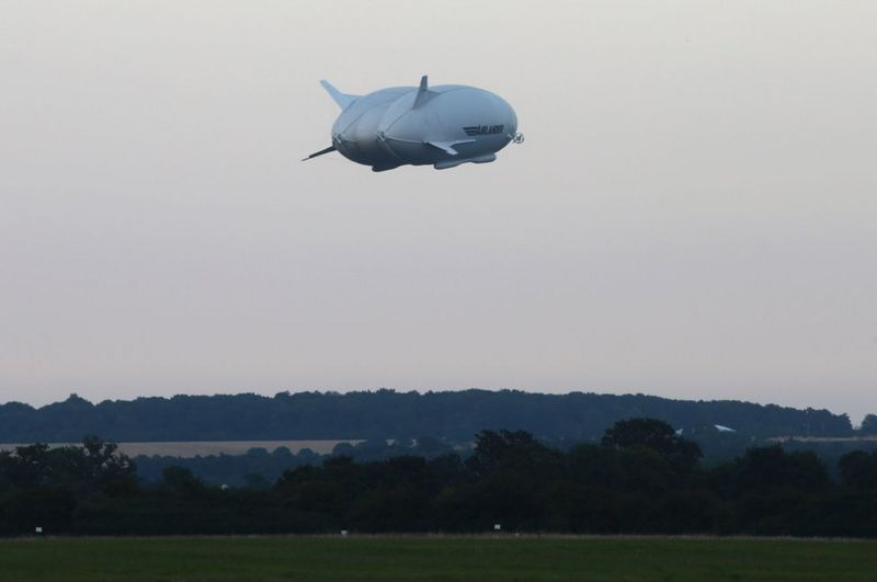 Airlander 10: Maiden flight at last for longest aircraft - BBC News