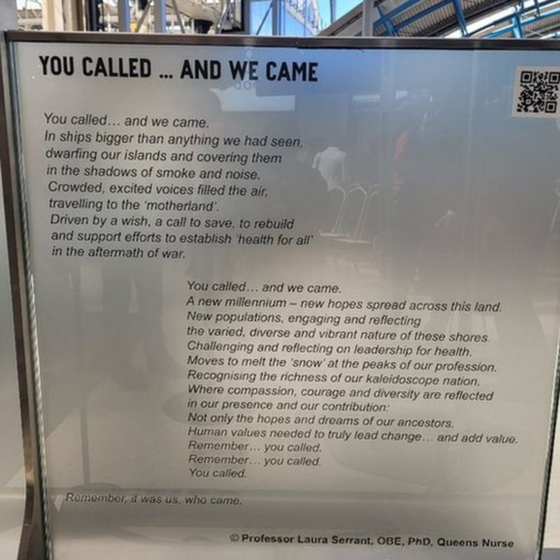 Laura Serrant felt honoured over Windrush statue poem - BBC News