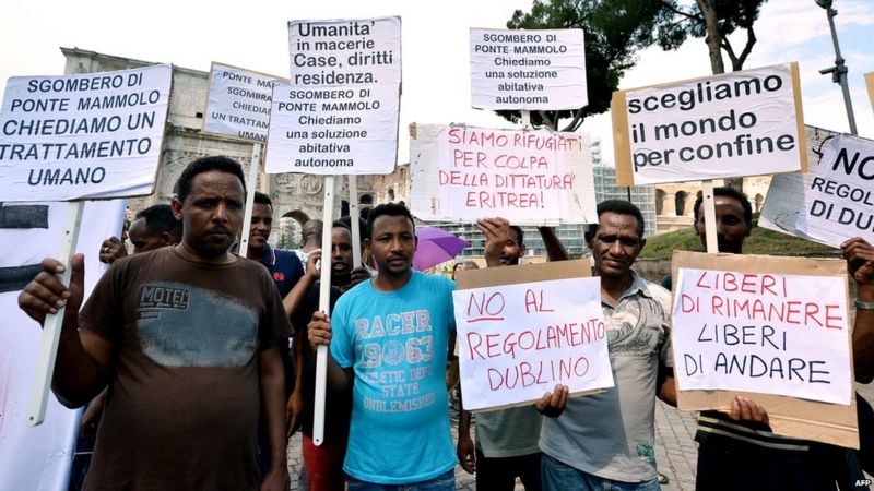 Eritrean migrants face new asylum battle in EU - BBC News