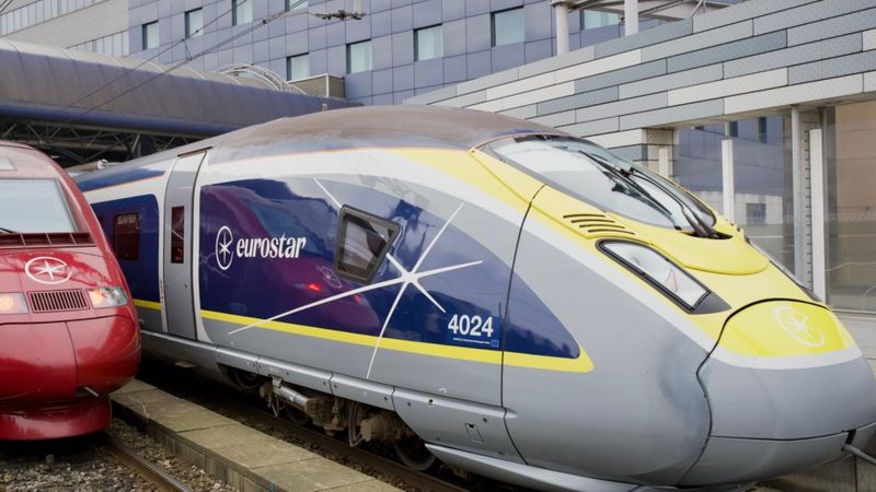 Eurostar trains carrying almost a third fewer passengers - BBC News