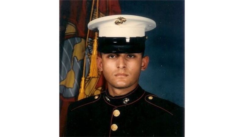 A Muslim Marine's retort to Donald Trump - BBC News