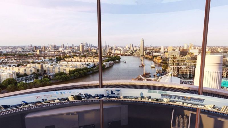 Battersea Power Station: Interactive image provides chimney preview ...