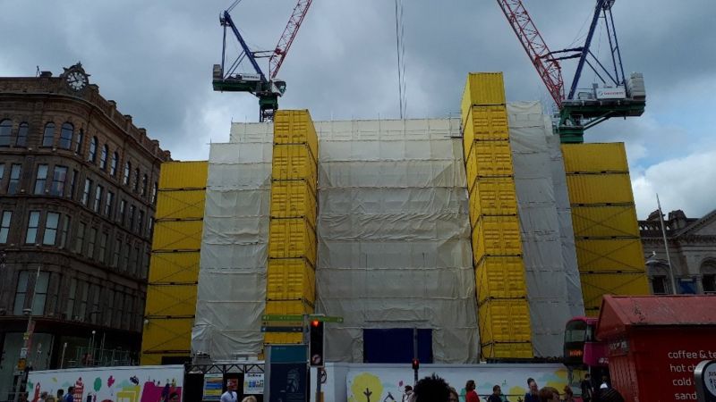 Primark fire: A year on from Belfast's devastating blaze - BBC News