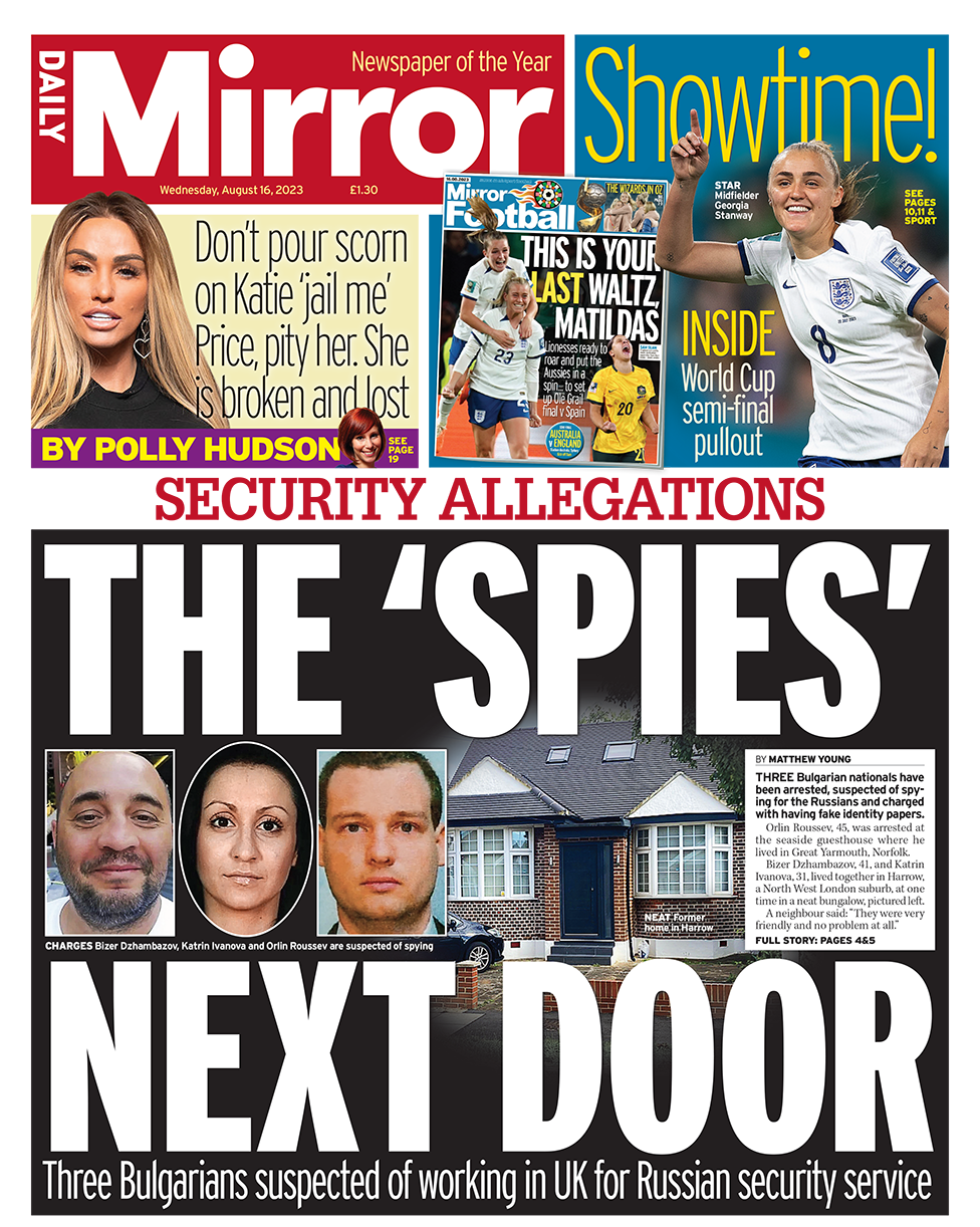 Russian 'spy ring' and 'bumper' rise in pensions - BBC News