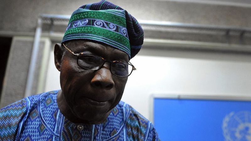 Obasanjo on Nigeria insecurity: 'Unknown gunmen attacks no go cripple Nigeria' - BBC News Pidgin