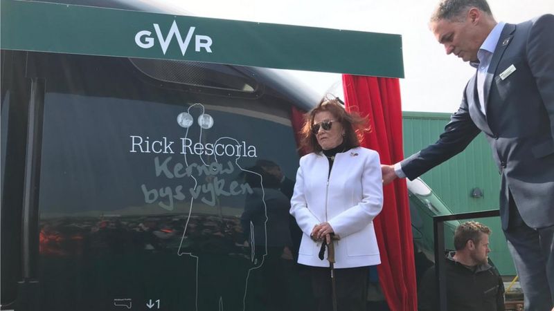 Train named after Cornish 9/11 hero Rick Rescorla - BBC News
