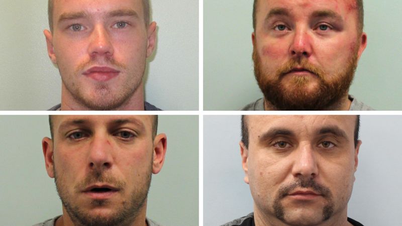 'Ruthless' gang jailed for south England ram-raid spree - BBC News