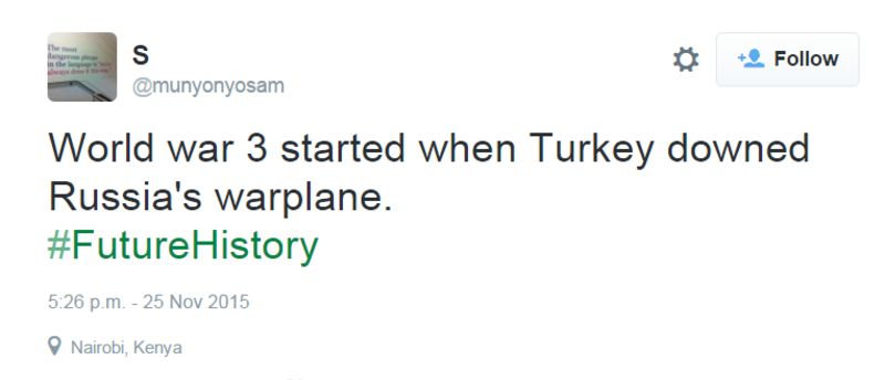 With both alarm and jokes, the term 'World War 3' is spiking online ...