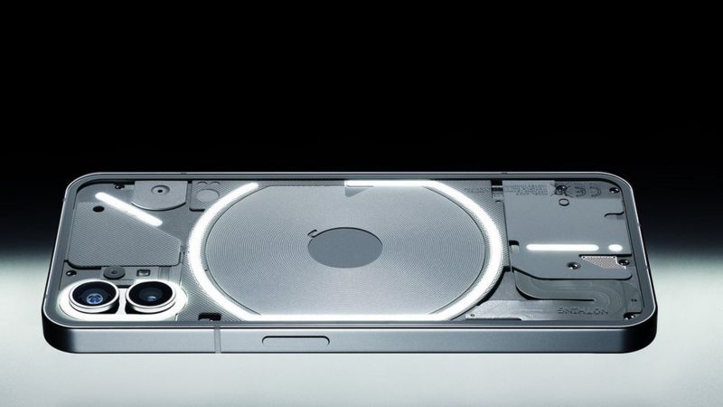 Nothing 1 phone quirky design aims to light up market - BBC News