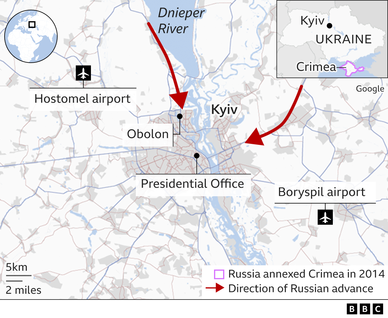 Ukraine conflict: Your guide to understanding day two - BBC News