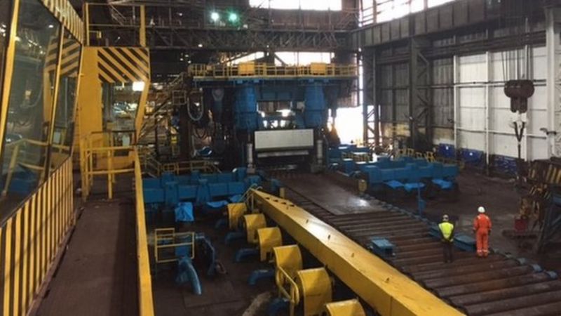 Dalzell steelworks in Motherwell close to reopening - BBC News