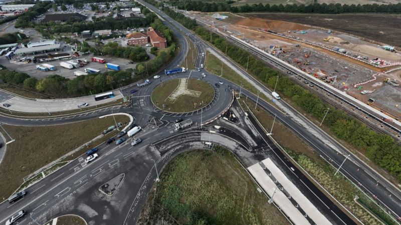 Boreham road junction to close as engineers finish £35m project - BBC News
