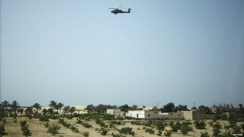 Egypt's Sinai rocked by wave of deadly attacks - BBC News