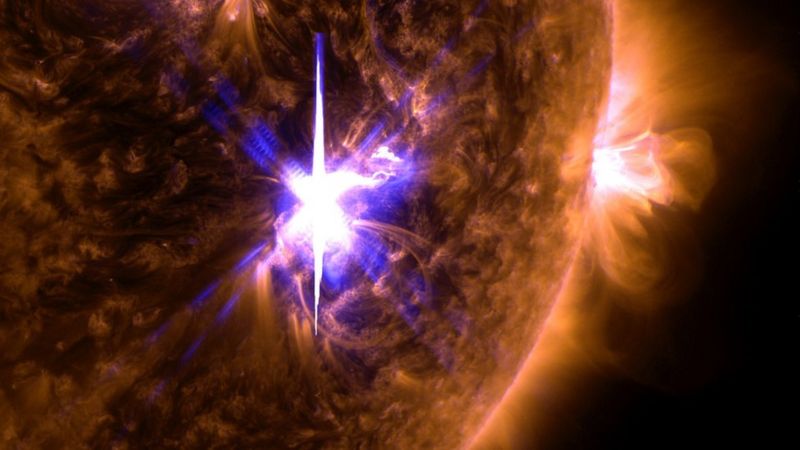 Solar flares cause disruption to radio communications - BBC Newsround