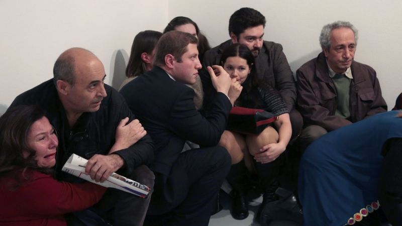 Russian ambassador killing: Photographer who captured the scene - BBC News