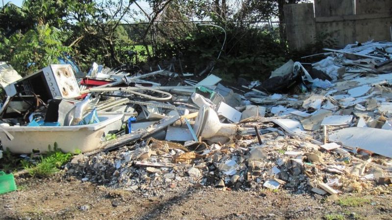 Fly-tipping costs taxpayers £58m in clean-up costs - BBC News
