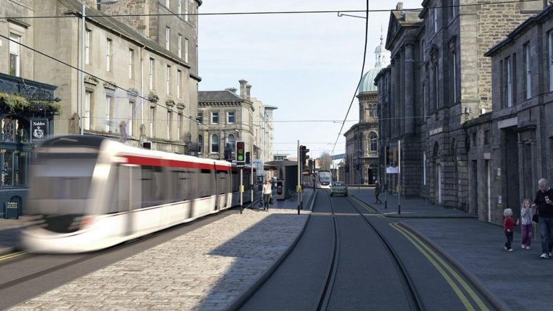 Edinburgh tram extension to carry first passengers from June - BBC News