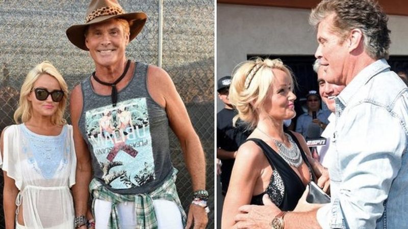 David Hasselhoff marries Welsh girlfriend in Italy - BBC News