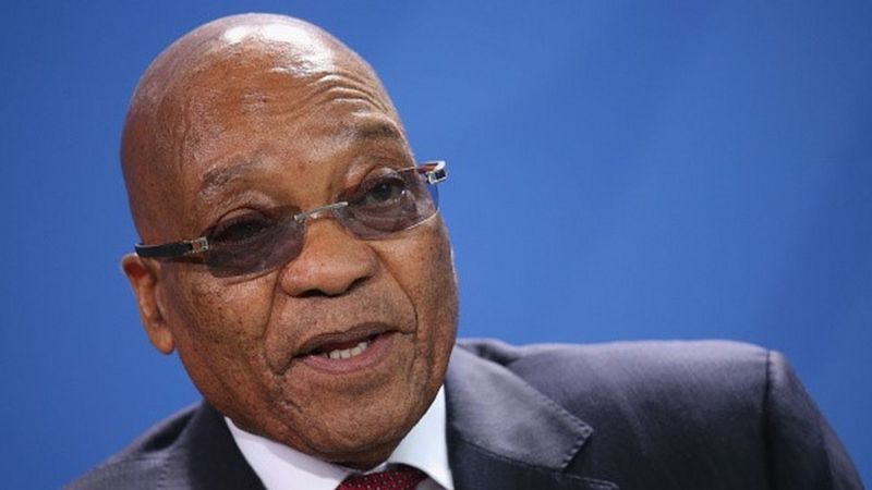 South Africa's Jacob Zuma survives Nkandla impeachment vote - BBC News