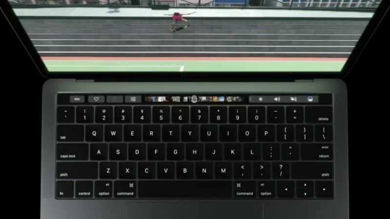 Apple adds Touch Bar to MacBook Pro laptops - BBC News