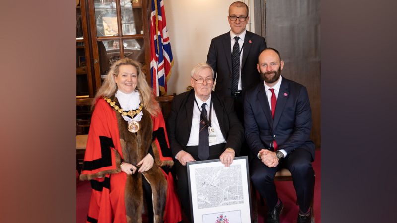 Longest serving councillor marks 57 years in job - BBC News