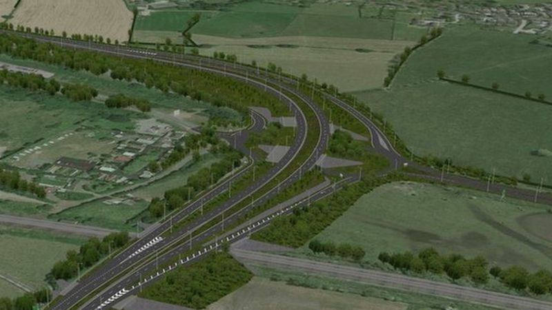 Derby A38 flyover scheme gets government go-ahead - BBC News