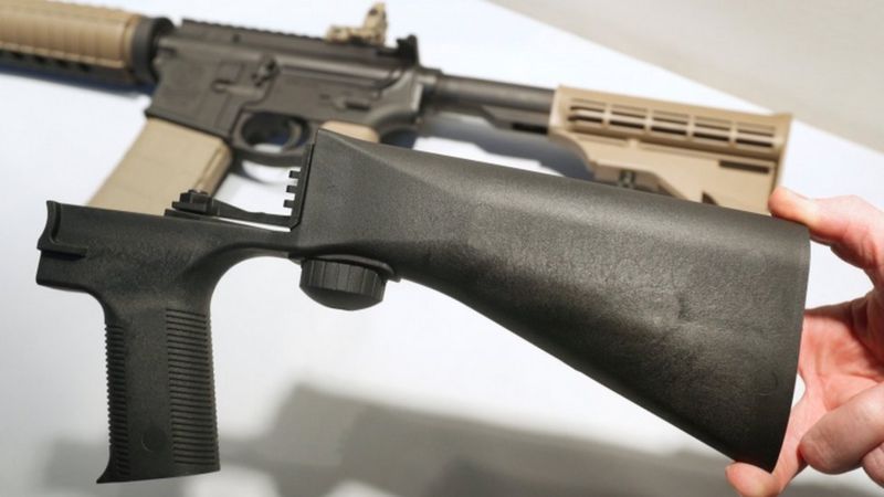 US bans 'bump stock' gun device used in Las Vegas mass shooting - BBC News